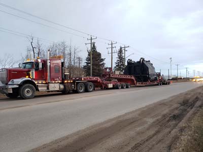 Bucyrus 495 BI Dipper – Returning to Mine by Heavy Haul – Gemini ...